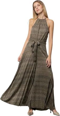 Kaos Kaos, Femme, Combinaisons et Ensembles, Vert, Taille: 40 FR Combinaison Lurex Chevron