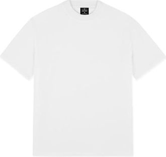 Johnny Urban Tee Shirt Homme & Femme Blanc - Sammy - Oversize T-Shirt - Heavy Basic Shirt - Classic Col Rond Tshirt à Manches Courtes - Unisex - C Neck - 100% Cott