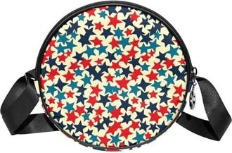 Generic Sac &agrave; bandouli&egrave;re rond pour femme, petit sac &agrave; bandouli&egrave;re avec fermeture &eacute;clair, bretelles r&eacute;glables, style d&eacute;contract&eacute;, pour femmes et filles