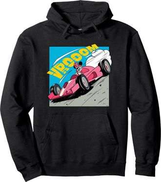 Disney Minnie Mouse Racing Team VROOOM Race Car Driver Pullover Hoodie