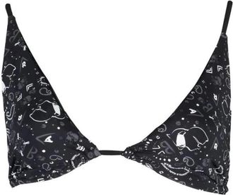 Karl Lagerfeld Femme, Maillots de bain, Noir, Taille: 36 FR Bikini &Eacute;lastane &Eacute;l&eacute;gant