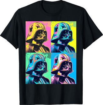 Star Wars Darth Vader Colorful Portrait Panel Box T-Shirt