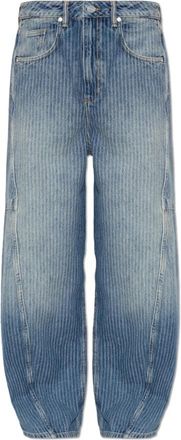 AllSaints Carter Stripe Mid Rise Jeans - - Jeans - Damen - Blau - W28