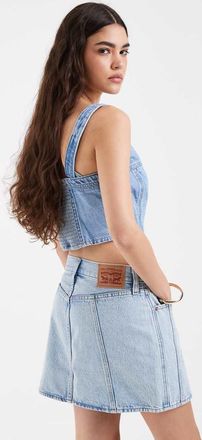 Levi's Icon - Jupe &agrave; coutures apparentes - Bleu clair