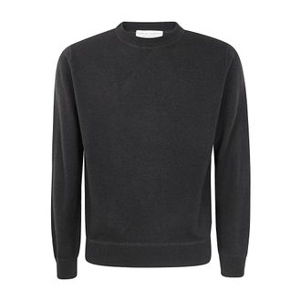 FILIPPO DE LAURENTIIS Cashmere-Woll-Rundhalspullover - - Sweatshirts & Hoodies - Herren - Braun - M