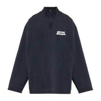 Balenciaga Turtleneck Sweatshirt - - Sweatshirts & Hoodies - Herren - Schwarzk - L