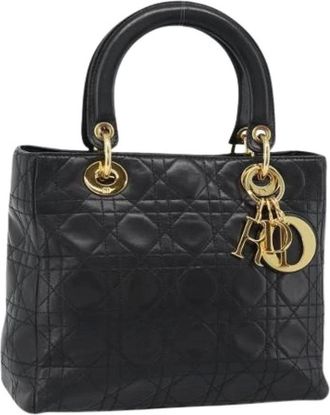 Dior Sac &agrave; main vintage Pre-owned - Femme - Pre-owned - Noir - Taille: ONE Size
