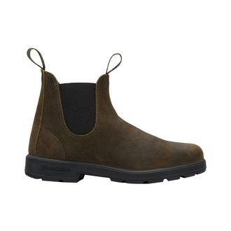 Blundstone Homme, Chaussures, Vert, Taille: 43 1/2 EU Bottines Chelsea Bikers en daim vert