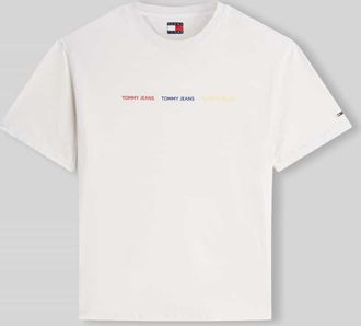 Tommy Jeans Relaxed Fit T-Shirt aus reiner Baumwolle