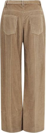 Brunello Cucinelli Cotton Velvet Trousers - Brown