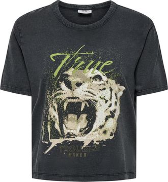 Jacqueline de Yong Jdyfarock Elina S/S Print Top JRS