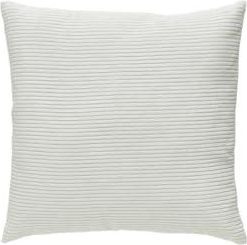 Andiamo Kissen Emy in Cord-Optik - Sofakissen mit Füllung Bezug - Zierkissen Dekokissen Kopfkissen 40 x 40 cm weiß