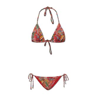 Etro Bikini mit Paisley-Foliage-Motiv - - Swimwear - Damen - Rot - M