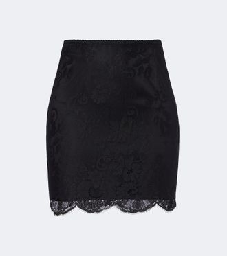 Dolce & Gabbana Mini-jupe en dentelle