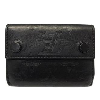 Louis Vuitton Pre-owned Monogram Shadow Wallet (tri-fold) - Homme - Pre-owned - Noir - Taille: ONE Size