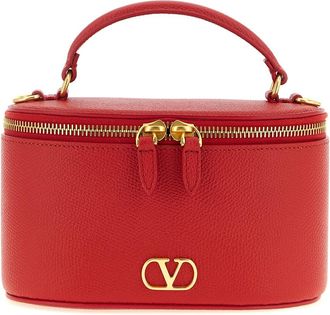 Valentino Garavani Femme, Sacs, Rouge, Taille: ONE Size VLogo Signature Mini Vanity Bag
