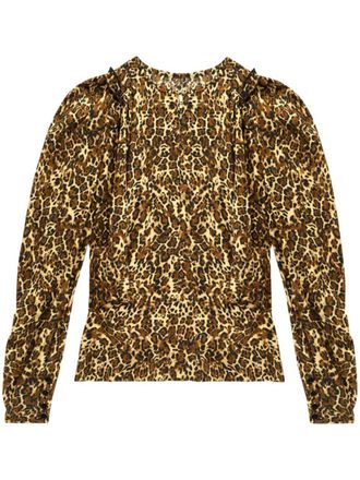 Isabel Marant blouse Zarga - Marron