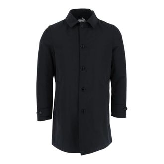 Aspesi Vodka Le Baumwollmischungs-Regenmantel - - Coats - Herren - Blau - 2XL