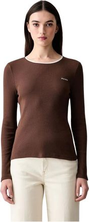 Stine Goya Femme, Tops, Brun, Taille: 38 FR Manches longues