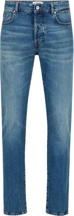 Iceberg Homme, Jeans, Bleu, Taille: W33 Pantalon en denim coupe droite &agrave; 5 poches