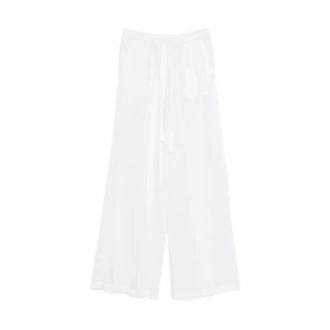 P.A.R.O.S.H. Modern Cut Wide Hosen - - Trousers - Damen - Wei&szlig; - S