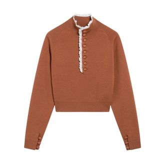 Chlo&eacute; Damen, Strickwaren, Braun, SGr&ouml;&szlig;e