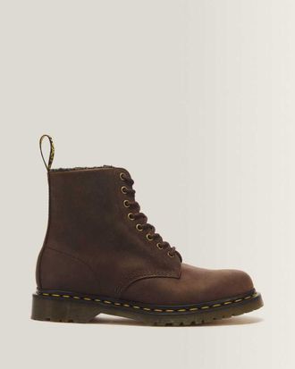 Dr. Martens 1460 Pascal Wl 8-&Ouml;sen Crazy Horse Lederstiefel in Braun, Gr&ouml;&szlig;e: 36