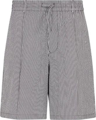 Emporio Armani Homme, Shorts, Multicolore, Taille: XS Shorts Bermuda en Coton avec Cordon