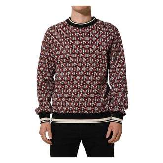 Dolce & Gabbana Herren, Sweatshirts & Hoodies, Rot, LGr&ouml;&szlig;e