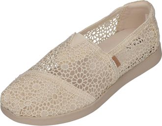 Toms Damen Natural Moroccan Crochet Sneaker, Naturfarben, 38.5 EU