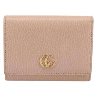 Gucci Portefeuille vintage en cuir pr&eacute;-poss&eacute;d&eacute; - Femme - Pre-owned - Rose - Taille: ONE Size