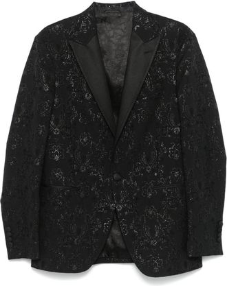 Etro Sakko mit Jacquardmuster - Schwarz