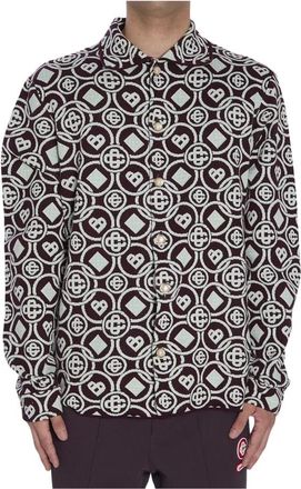 Casablanca Homme, Chemises, Violet, Taille: S Casual Chemises