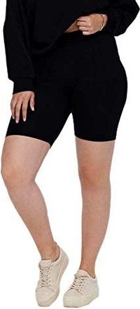 Only Carmakoma Cartime JRS Noos Short pour Femme, Noir, 44-46 Grande Taille