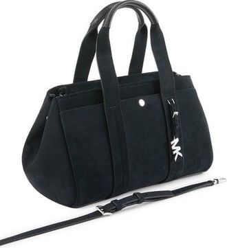 Michael Kors Handtasche aus Wildleder-Rindsleder - Schwarz