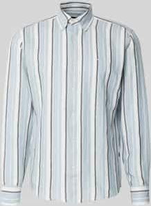 Boss Orange by Hugo Boss Regular Fit Freizeithemd aus Leinen-Baumwoll-Mix Modell RICOPLUS_M