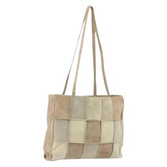 Chanel Pre-owned Canvas Tote Bag - - Pre-owned - Damen - Beige - ONE SIZE