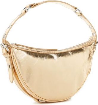 by FAR Sac port&eacute; &eacute;paule Gib en cuir m&eacute;tallis&eacute;