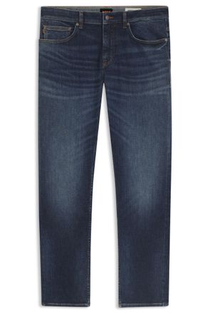 BOSS Herren Delaware BO Delaware Slim-Fit Jeans aus blauem Soft-Motion-Denim Dunkelblau 34/32
