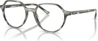 Ray-Ban Thalia Optics Grün Gestreift Fassung Klar Glas Polarisiert 51-18