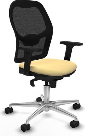 Piqueras y Crespo 8H Chorquera B&uuml;rostuhl mit 2D-Armlehnen, h&ouml;henverstellbare Lendenwirbelst&uuml;tze, ausgestattet mit 5 Positionen und injiziertem Schaum. Mit Rollen von 65