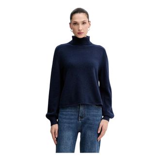 Benetton Damen, Strickwaren, Blau, SGr&ouml;&szlig;e