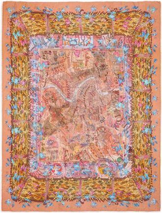 Faliero Sarti Femme, Accessoires, Multicolore, Taille: ONE Size New Roma Silk Blend Stole