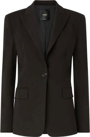 Pinko Pinko, Femme, Vestes, Noir, Taille: 40 FR Blazer croisé