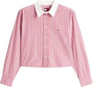 Tommy Hilfiger Chemise courte ray&eacute;e en coton