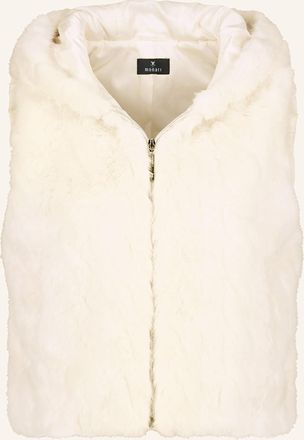 Monari Monari Kunstfell-Weste Im Materialmix beige