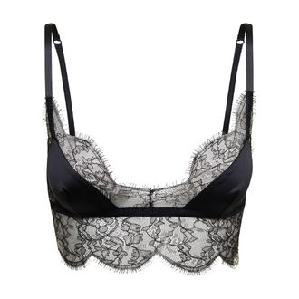 Dolce & Gabbana Schwarzes Spitzen-Bralette-Top - - Underwear - Damen - Schwarzk - M