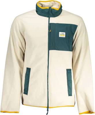 Vans Homme, Sweatshirts et sweats &agrave; capuche, Beige, Taille: XS Felpa Maniche Lunghe in Pile