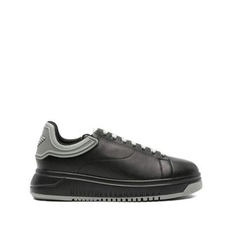 Emporio Armani Herren, Schuhe, Schwarzk, 45 EUGr&ouml;&szlig;e
