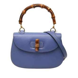 Gucci Pre-owned Bamboo Night Handtasche - - Pre-owned - Damen - Blau - ONE SIZE